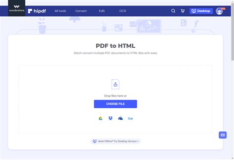 Best Way To Convert PDF To HTML Online For Free HiPDF