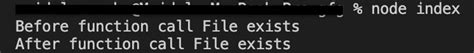 node js fs extra ensurefilesync function geeksforgeeks