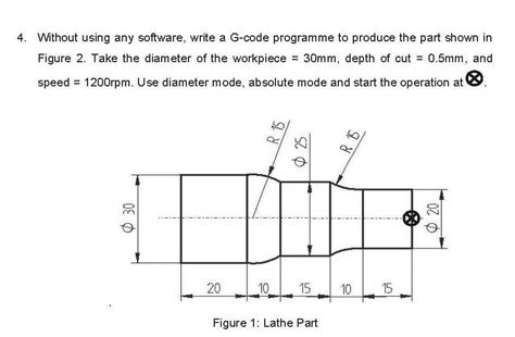 solved 4 without using any software write a g code