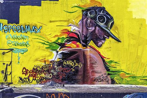 Abstract Street Wall Art Background Graffiti Grunge Street Art