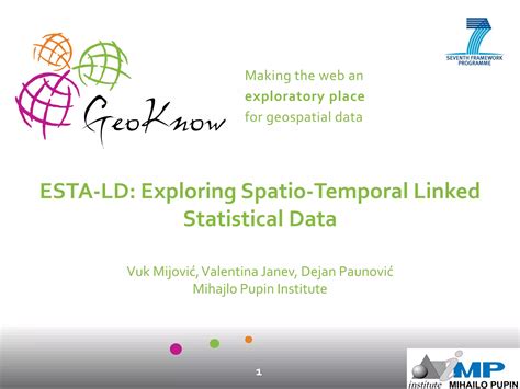 esta ld exploring spatio temporal linked statistical data ppt