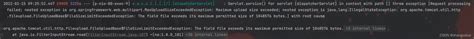 springboot文件上传文件大小限制the field file exceeds its maximum permitted size of 1048576 bytes csdn博客