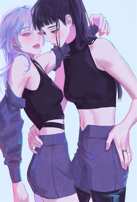 Yuri Manga Anime Art Girl Lesbian Art Cute Lesbian Couples Anime Couples Woman Loving Woman