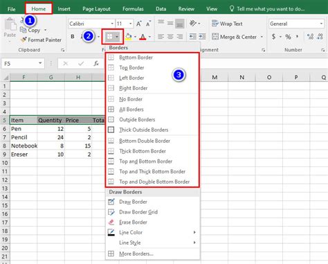 How To Add Borders In Microsoft Excel Ultimate Guide 2024