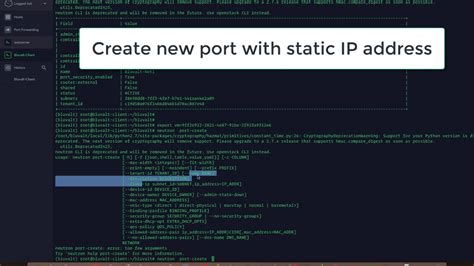 Assign Static IP To An Instance In Openstack Bluvalt YouTube