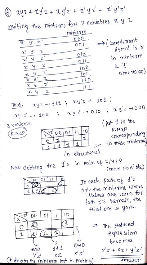 [solved] use a k map to find a minimal expansion as a boolean sum of boolean course hero
