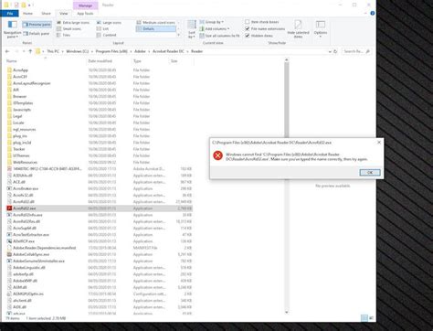 fix adobe acrobat reader can t open pdf files windows 10