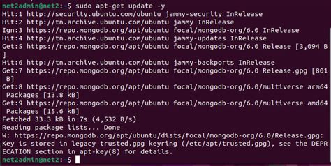 how to install mongodb on ubuntu 22 04