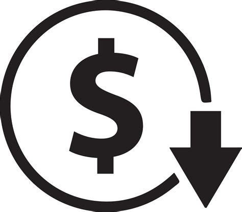 icono de reducción de costos 4334345 Vector en Vecteezy