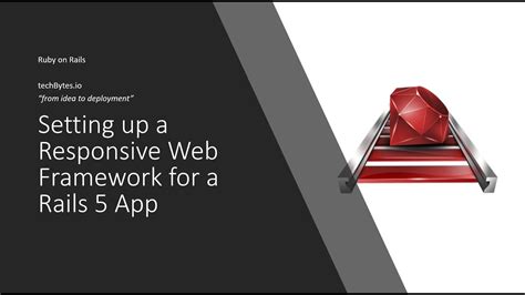 creating a responsive ruby on rails 5 app with bootstrap 3 youtube