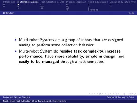 multi robot task allocation using meta heuristic optimization
