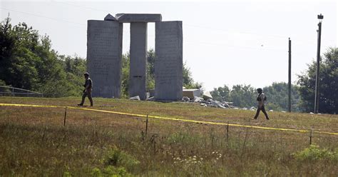 Georgia Guidestones Blown Up Early Morning Explosion Damages