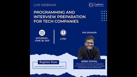 programming and interview preparation for tech companies by arsh goyal youtube
