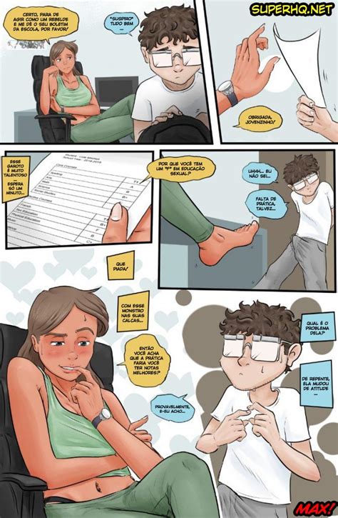 A Babá Sedutora Quadrinhos Eroticos SuperHQ de Sexo