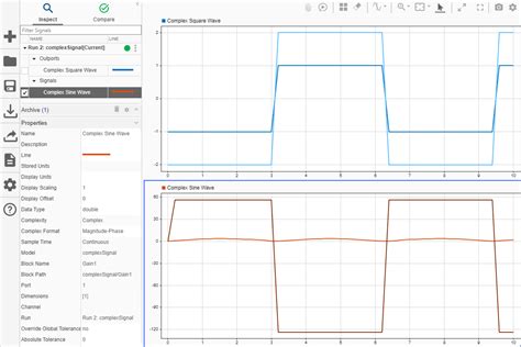 view simulation data in simulation data inspector matlab and simulink