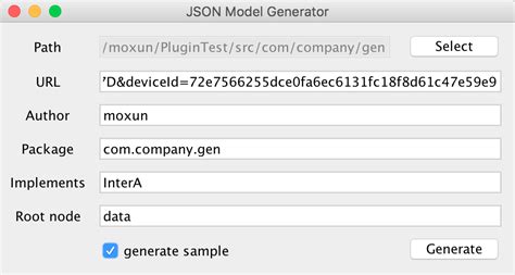 json model generator intellij ides plugin marketplace