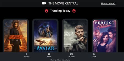 how to build a movie app in react using tmdb api tekolio