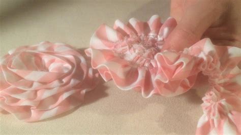 Fabric Rosette Flower Tutorial Pt 4 Fabric Rosette Flower Tutorial Rosettes
