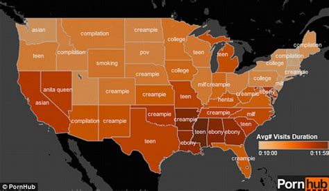 Porn Map Of America TRPWL