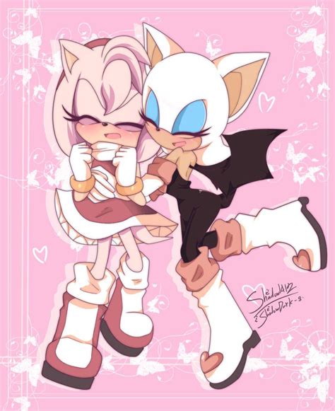 Amy And Rouge By 1412shadow Sonic The Hedgehog Shadow The Hedgehog Sonic Y Amy Sonic Boom