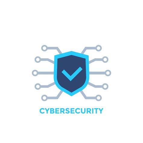 Cyber Security Vector Logo With Shield And Check Mark 2929272 Vector