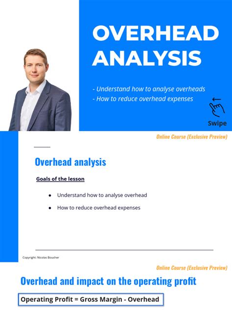 overhead analysis understand how to analyse overheads how to reduce overhead expenses pdf