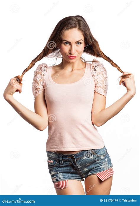 Provocative And Girl Stock Image Image Of Caucasian 92170479