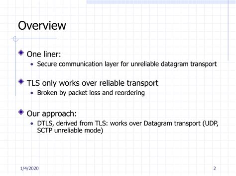 ppt datagram transport layer security dtls powerpoint presentation id 9506981