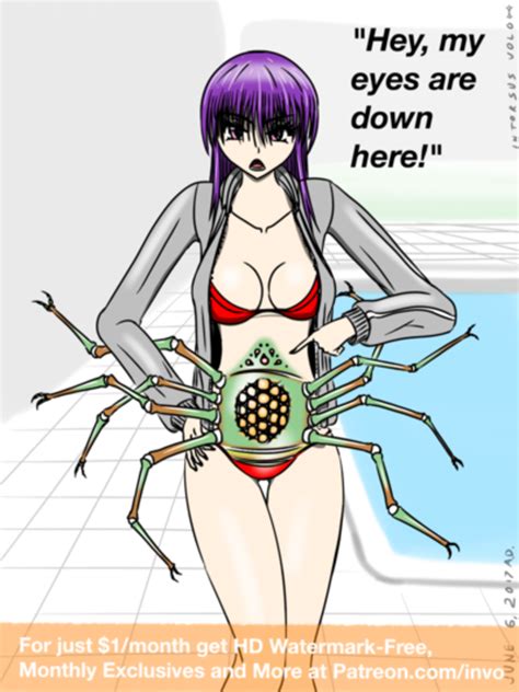 Female Possession Parasite Fusion 1 My Eyes Are Up Here Know Your Meme