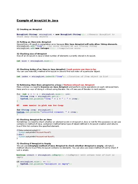 arraylist in java pdf array data structure java programming language