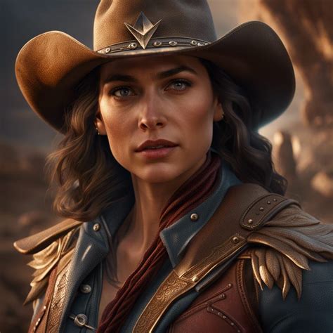 Detailed Photorealistic Portrait Of Gal Gadot As Cowgirl Ai Generated Artwork Nightcafe Creator