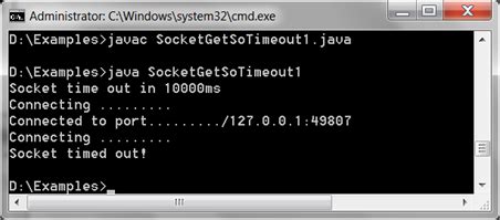 Java ServerSocket GetSoTimeout Method With Examples Javatpoint