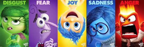 Inside Out Character Profiles Anger Joy Disgust Fear And Sadness Updated Pixar Post
