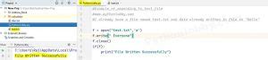 Append Data To A File In Python Programming