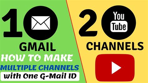 How To Make Multiple YouTube Channels With One Gmail Account Under