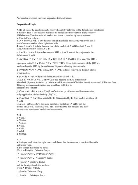 ai list of proposed exercises pdf logical consequence deductive reasoning