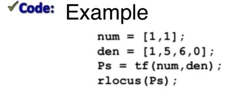 solved sketch the root locus using matlab please solve