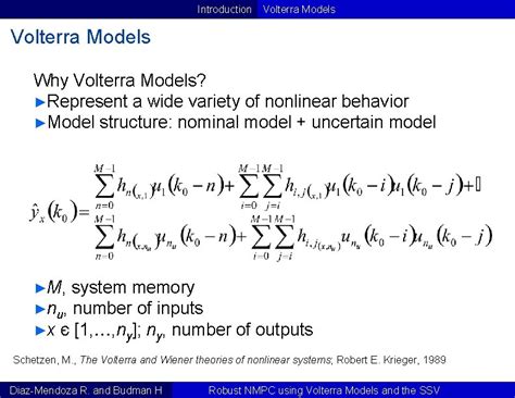 robust nonlinear model predictive control using volterra models