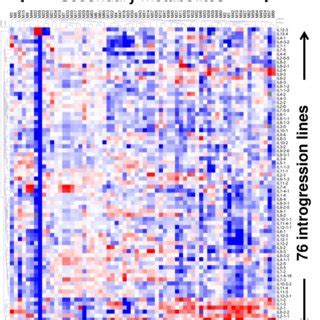 Hierarchical Clustering Heat Map Representation Of Changes In Secondary