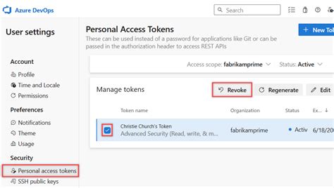 Use Personal Access Tokens Azure DevOps Microsoft Learn