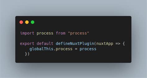 Nuxt Js Nuxt 3 Production Mode Throws Process Is Not Defined