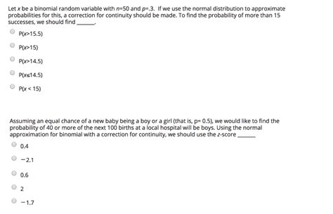 solved let x be a binomial random variable with n 50 and