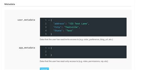 reactjs how to access all data and edit meta data for social accounts in auth0 stack overflow