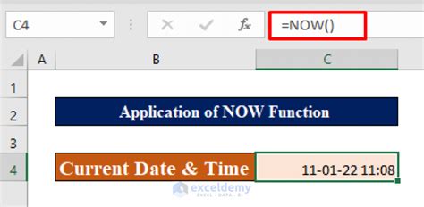 How To Insert Current Date In Excel 3 Ways ExcelDemy