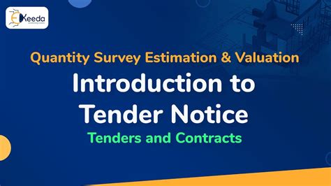 Introduction To Tender Notice Tenders And Contracts Quantity Survey