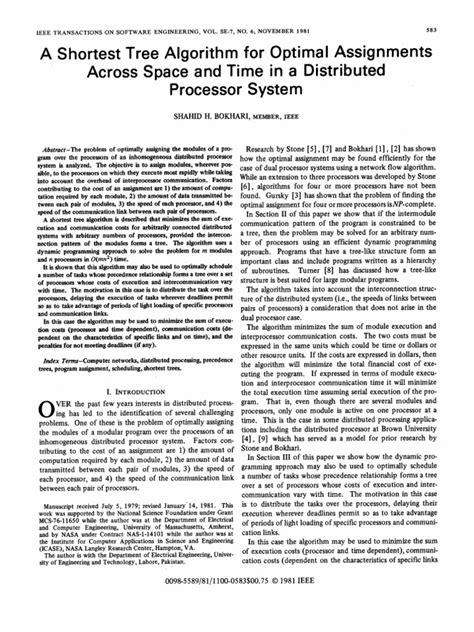 assignments across time in distributed processor algorithm optimal pdf distributed