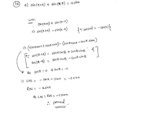 solved verify the following identities all work must be shown for full cred tutorbin