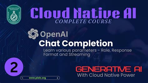 GenAI Quarter 5 Online Class 17 OpenAI S Chat Completion Role