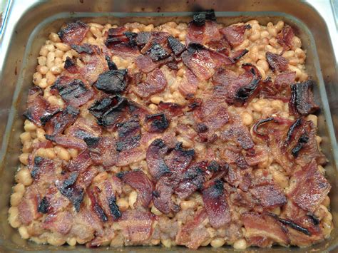 A New Take On An Old Favorite Baked Beans And Bacon Baked Beans Food Bacon