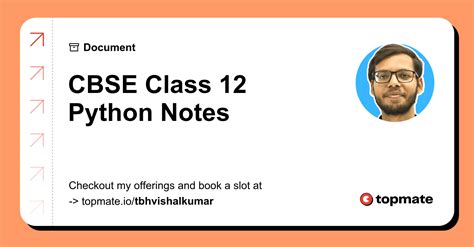 cbse class 12 python notes with vishal kumar